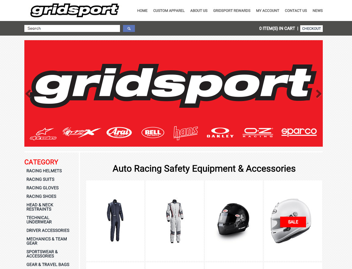 From SunShop to 3dcart: Featuring Gridsport